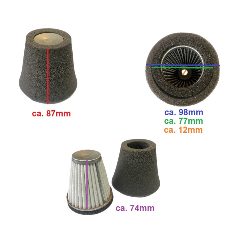 Luftfilter für Robin EC10 V, 18,00